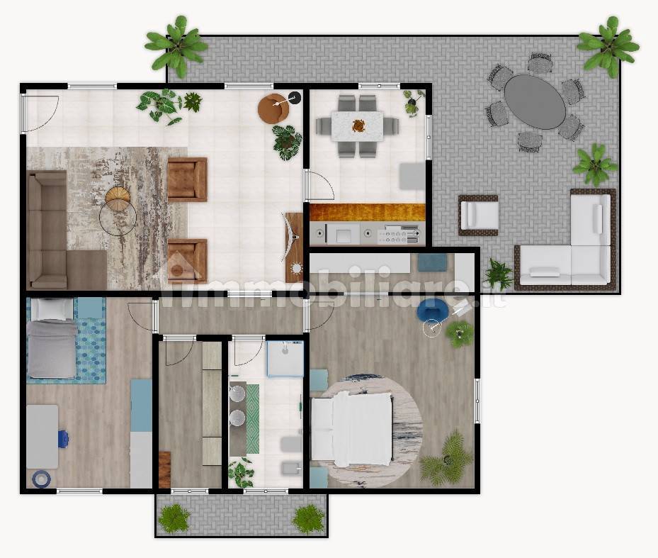 Trilocale via Ugo Foscolo, Salerano sul Lambro