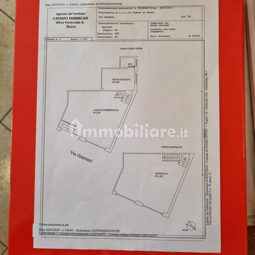 Locale commerciale in Vendita