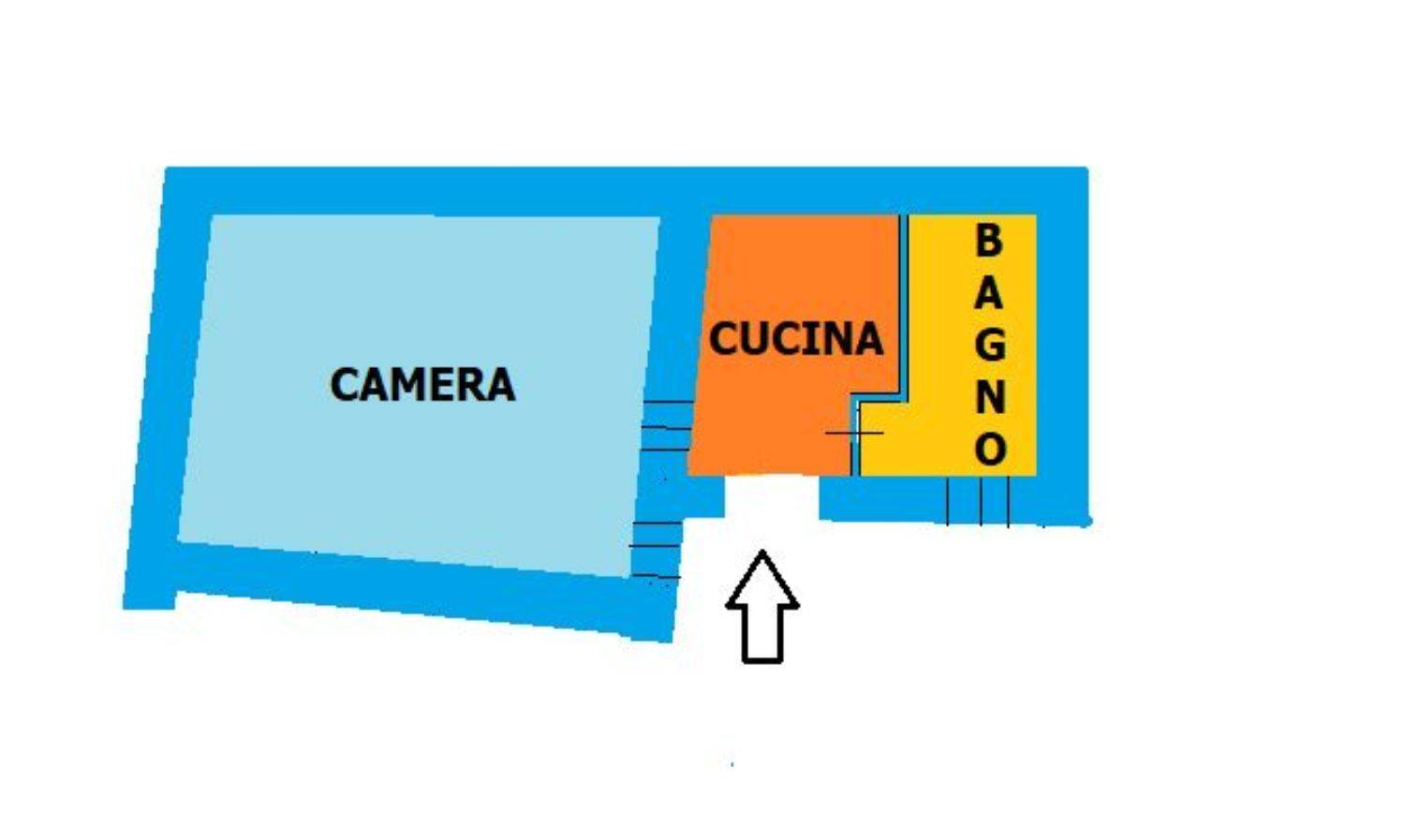 Bilocale via Amsicora San c, Centro, Orosei