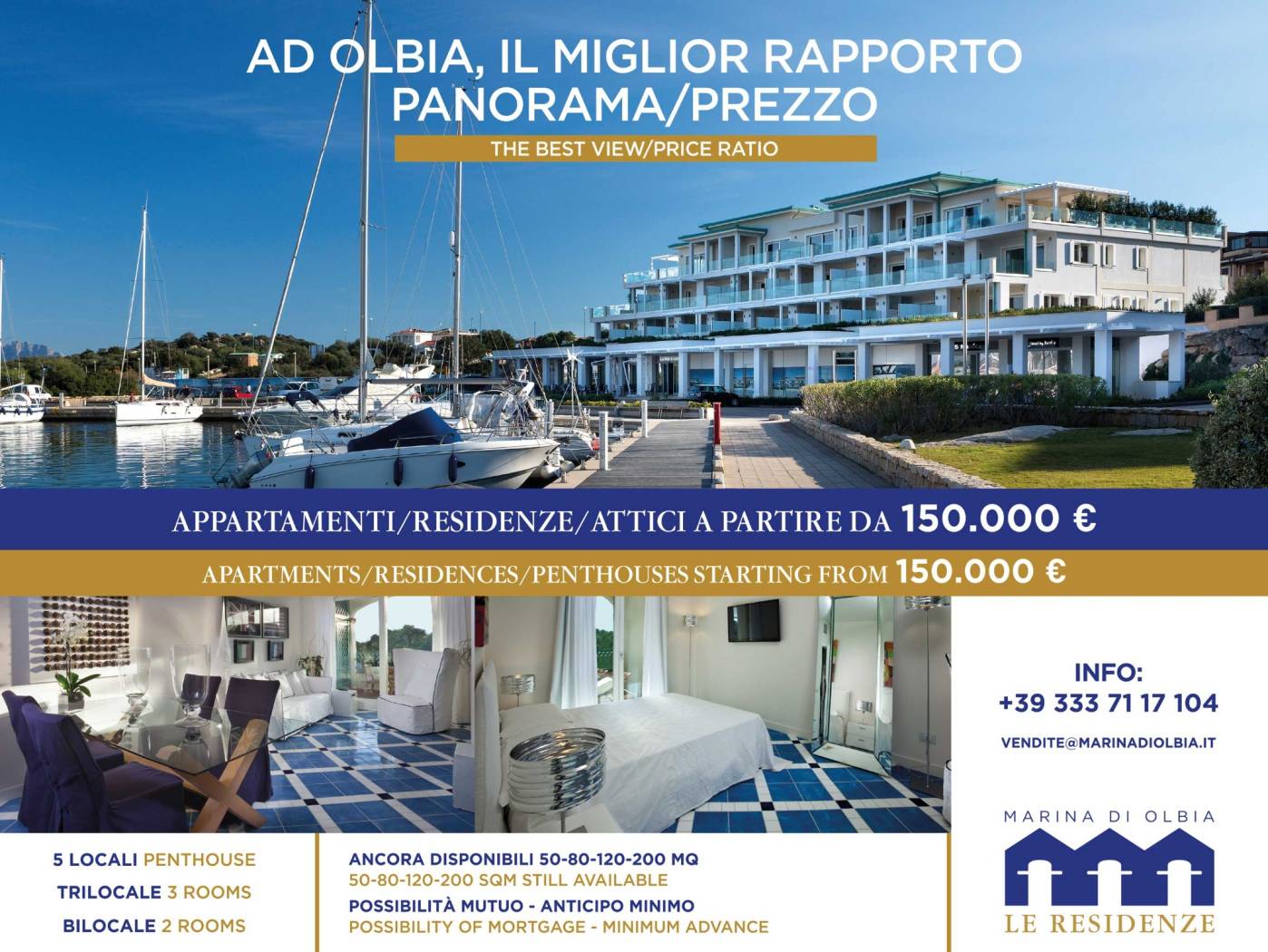 Appartamenti di nuova costruzione a Olbia
