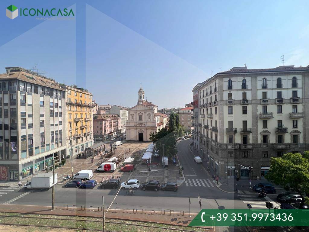 Affitto Appartamento Milano. Trilocale in piazza Santa Francesca Romana ...