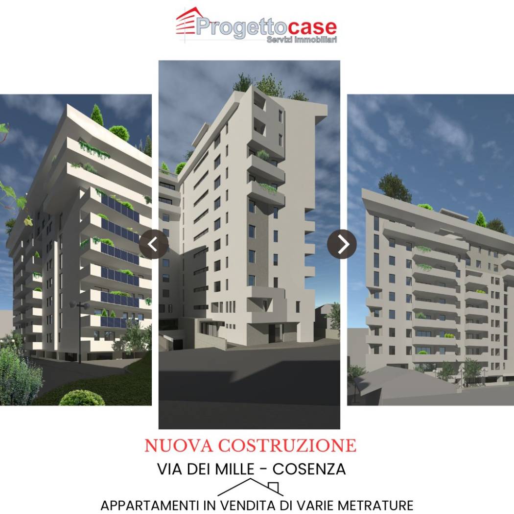 Trilocale via dei Mille, Centro, Cosenza