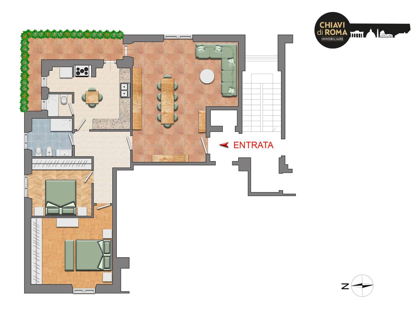 Trilocale via Vincenzo Statella 7, Villa Bonelli, Roma