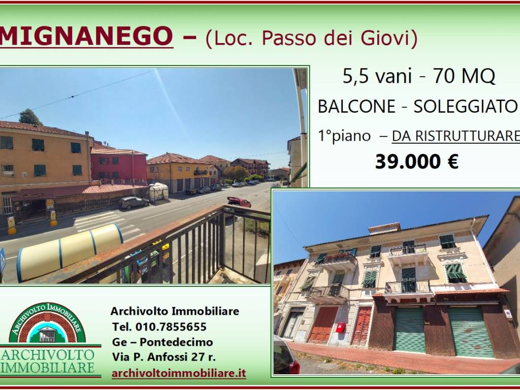 Vendita Appartamento Mignanego. Trilocale in via 25 Aprile. Da ...