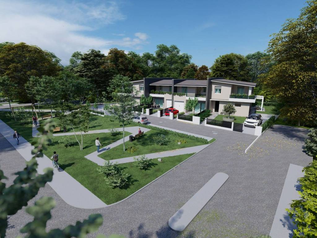 Vendita Villa a schiera in Strada Tre Case Modena. Nuova, posto auto ...