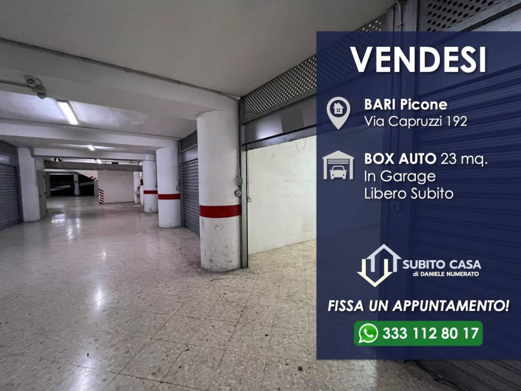 Garage - Box via Giuseppe Capruzzi 192, Bari, Rif. 108075869 ...