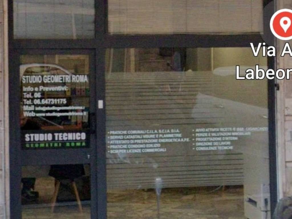 Locale commerciale via Attio Labeone 24, Roma, Rif. 108649239 ...