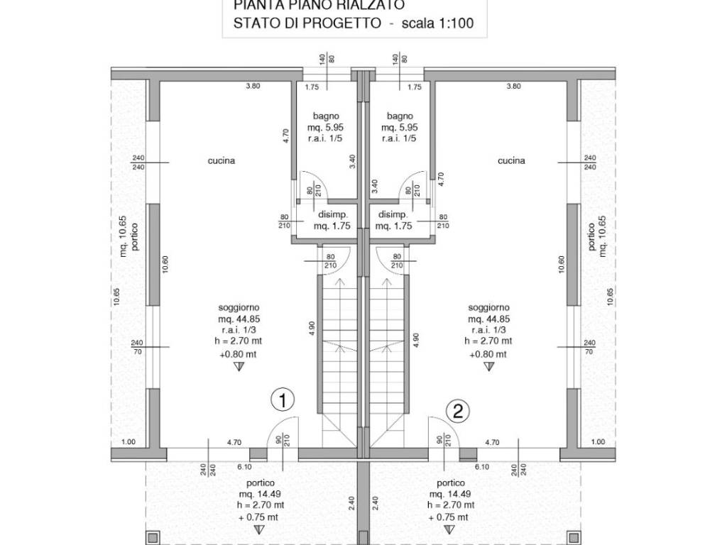 Sale Two-family villa in via dei Ronchi Capriano del Colle. New ...