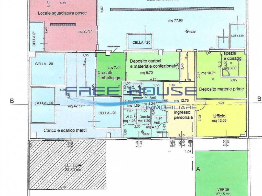 Magazzino - Deposito via Fossa 93, Cesenatico, Rif. 110288569 ...