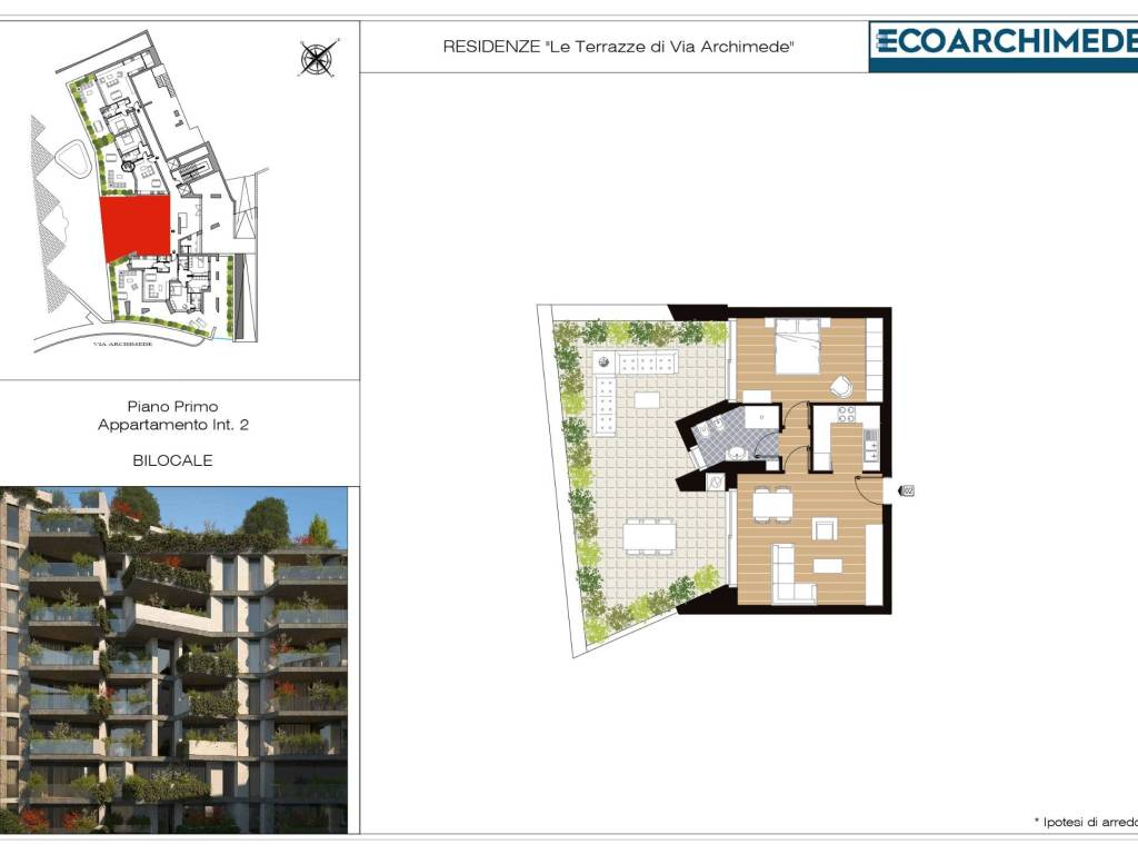 Vendita Appartamento Roma. Bilocale in via Archimede, 69. Nuovo, primo ...