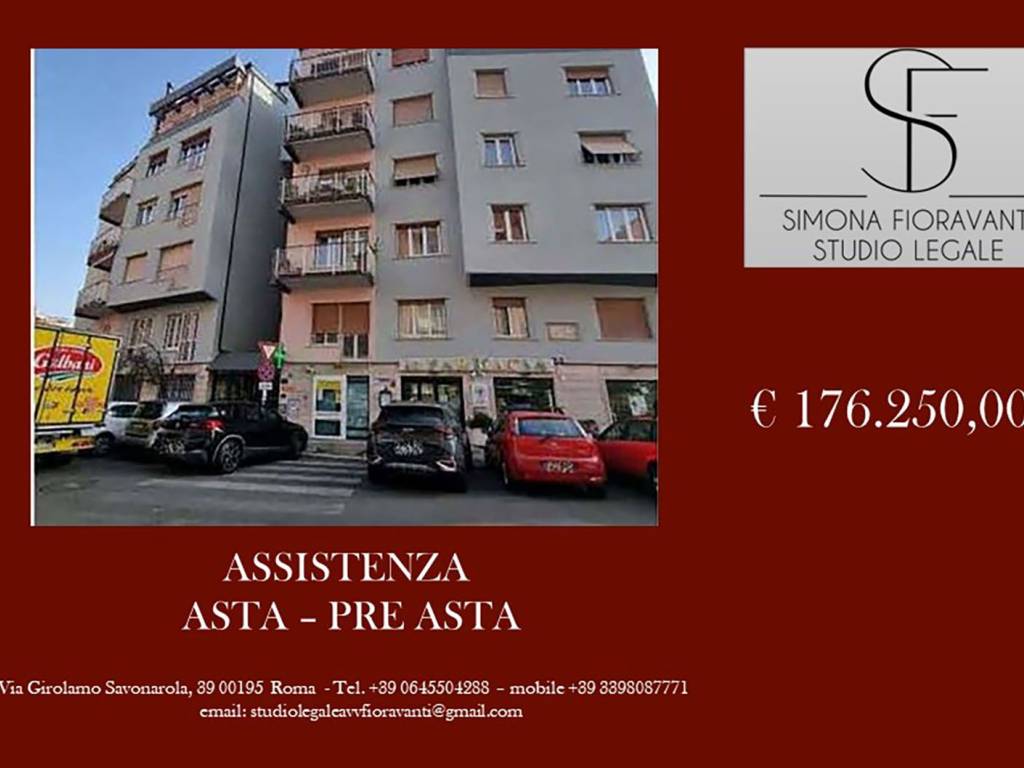 Asta per appartamento, largo Lucio Apuleio 11, Balduina Roma, rif ...