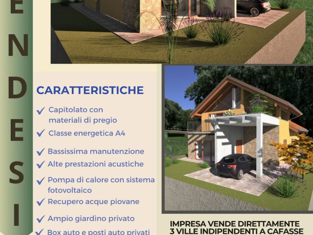 Vendita Villa unifamiliare in via Montebasso Cafasse. Nuova, posto auto ...