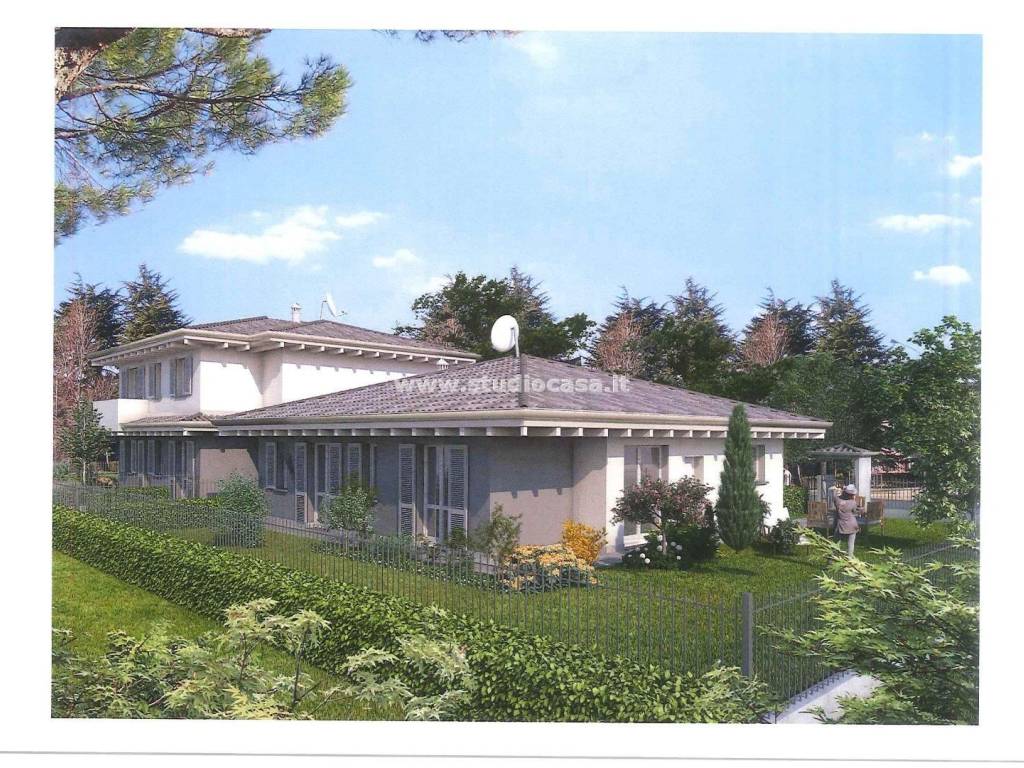 Vendita Villa bifamiliare in piazza Locatelli Caravaggio. Nuova, posto ...