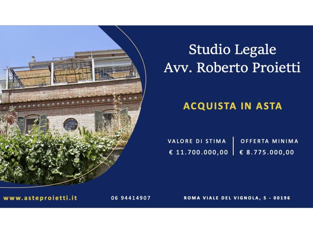Asta per palazzo - stabile, via Plotino 46/48, Piazzale degli Eroi Roma ...