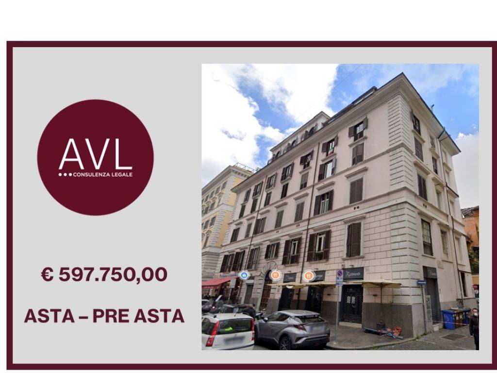 Asta per appartamento, via Camillo Benso di Cavour 294, Colle Oppio ...