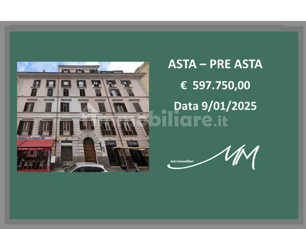 Asta per appartamento, via Camillo Benso di Cavour 294, Colle Oppio ...