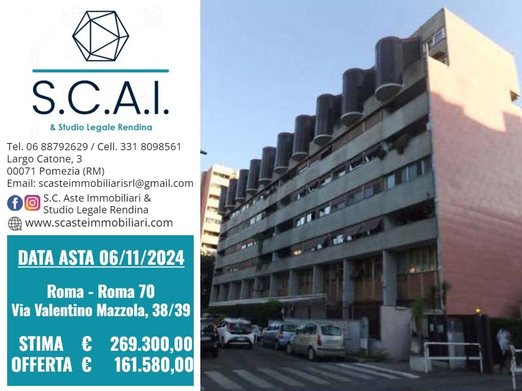 Asta per appartamento, via Valentino Mazzola 38/39, Roma 70 Roma, rif ...