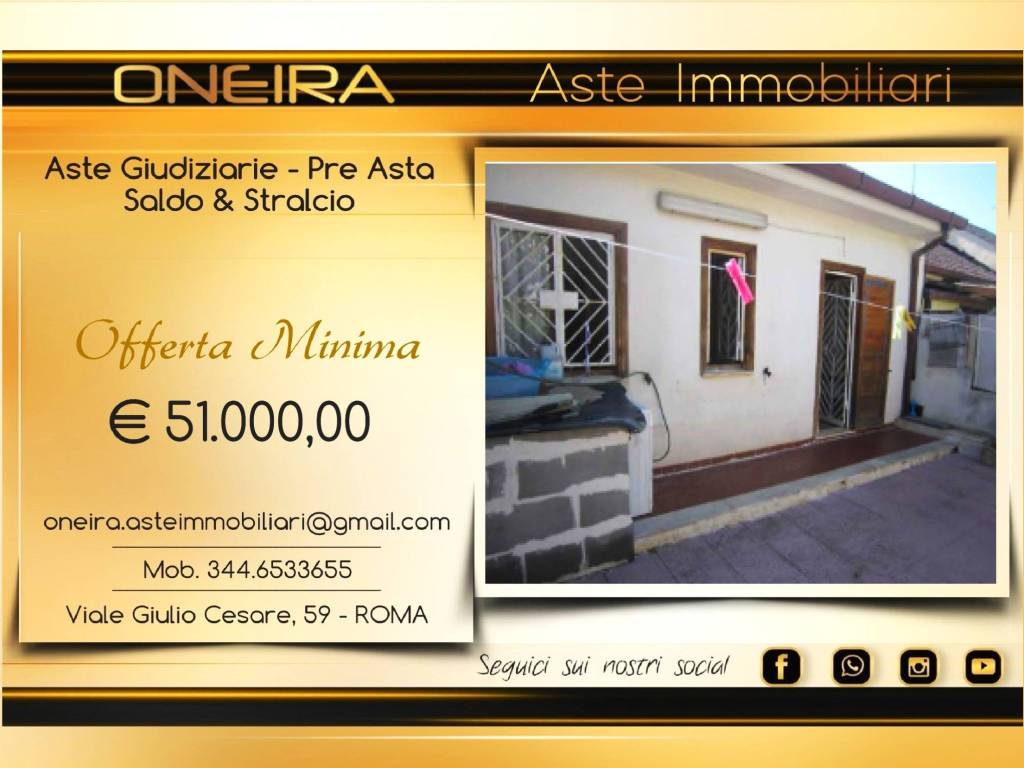 Asta per villa, viale Corona Australe 106a, Colle Romito Ardea, rif ...