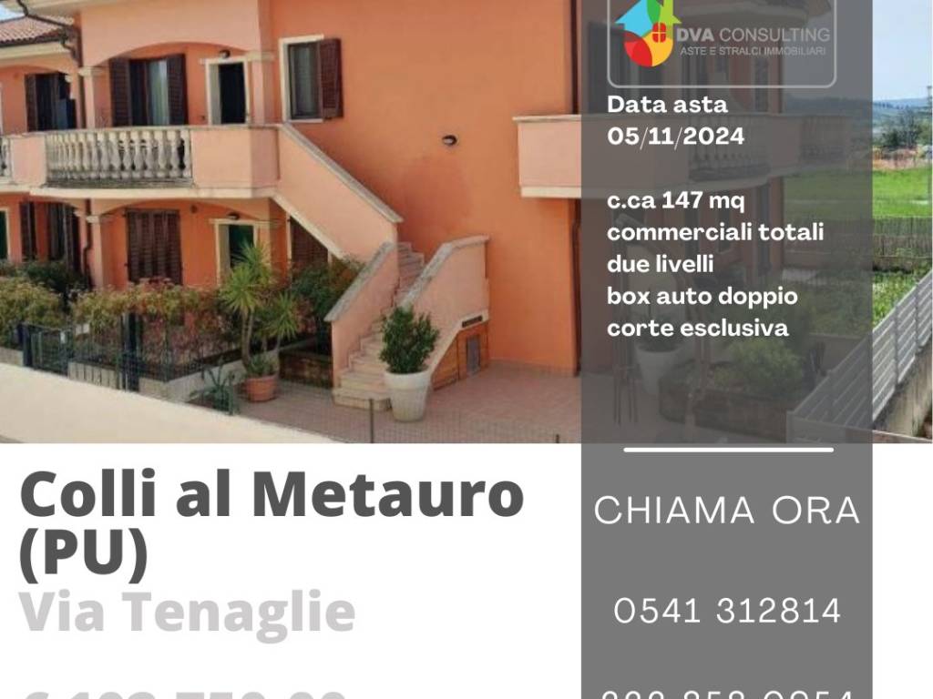 Asta per appartamento, via Tenaglie 6/8 Colli al Metauro, rif ...
