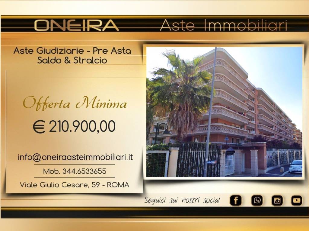 Asta per appartamento, via Flaminia 964, Due Ponti Roma, rif. 116380097 ...