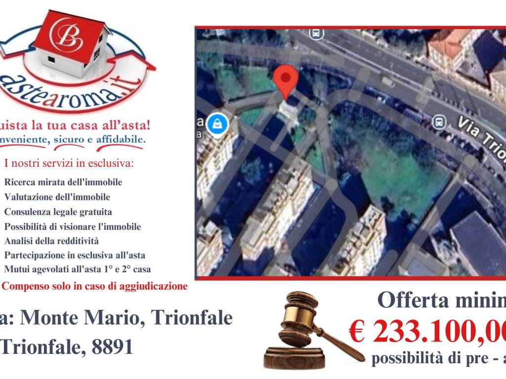 Asta per appartamento, via Trionfale 8917, Monte Mario - Trionfale Roma ...