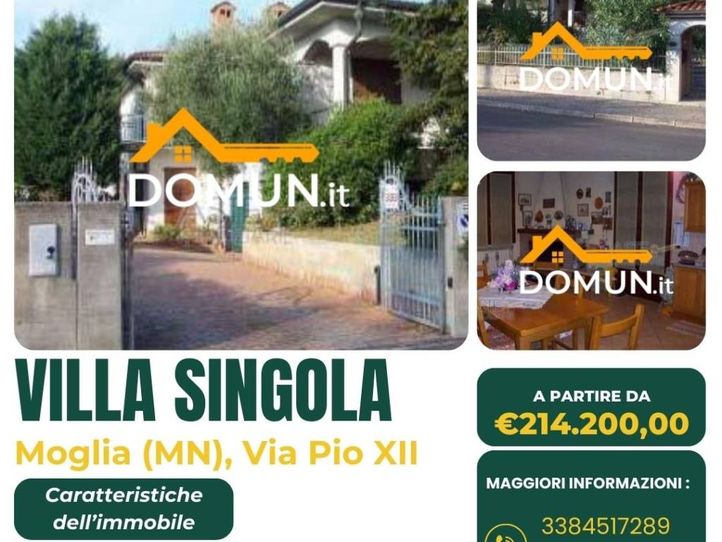 Vendita Villa a schiera in via Pio XII 9 Moglia. 396 m², rif. 116538865