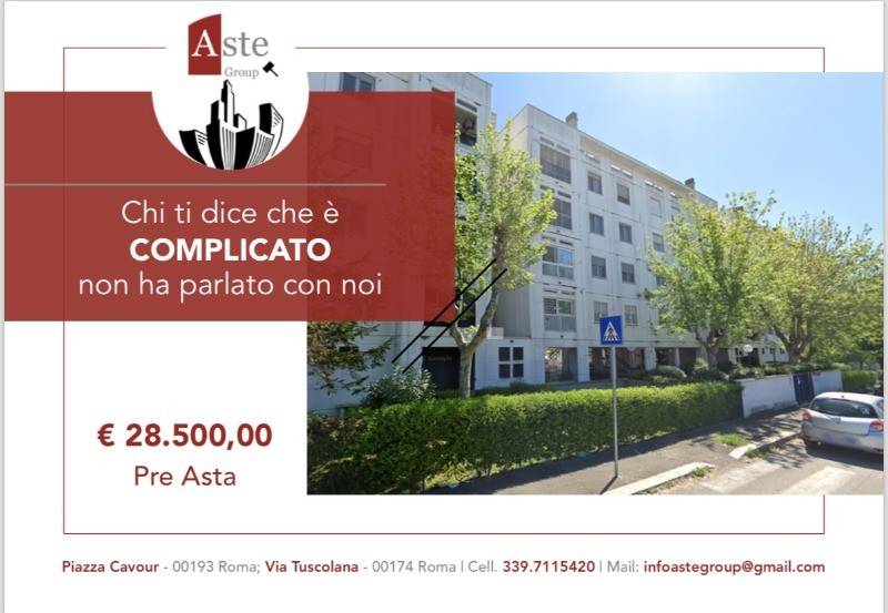Asta per appartamento, via Achille Funi, 40, 00125 Roma Italia - 00125 ...
