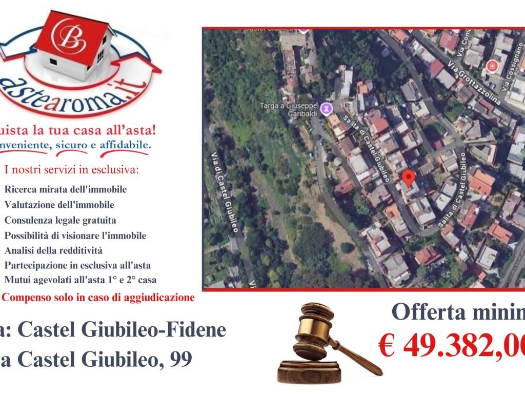 Asta per appartamento, salita di Castel Giubileo 99, Fidene Roma, rif ...