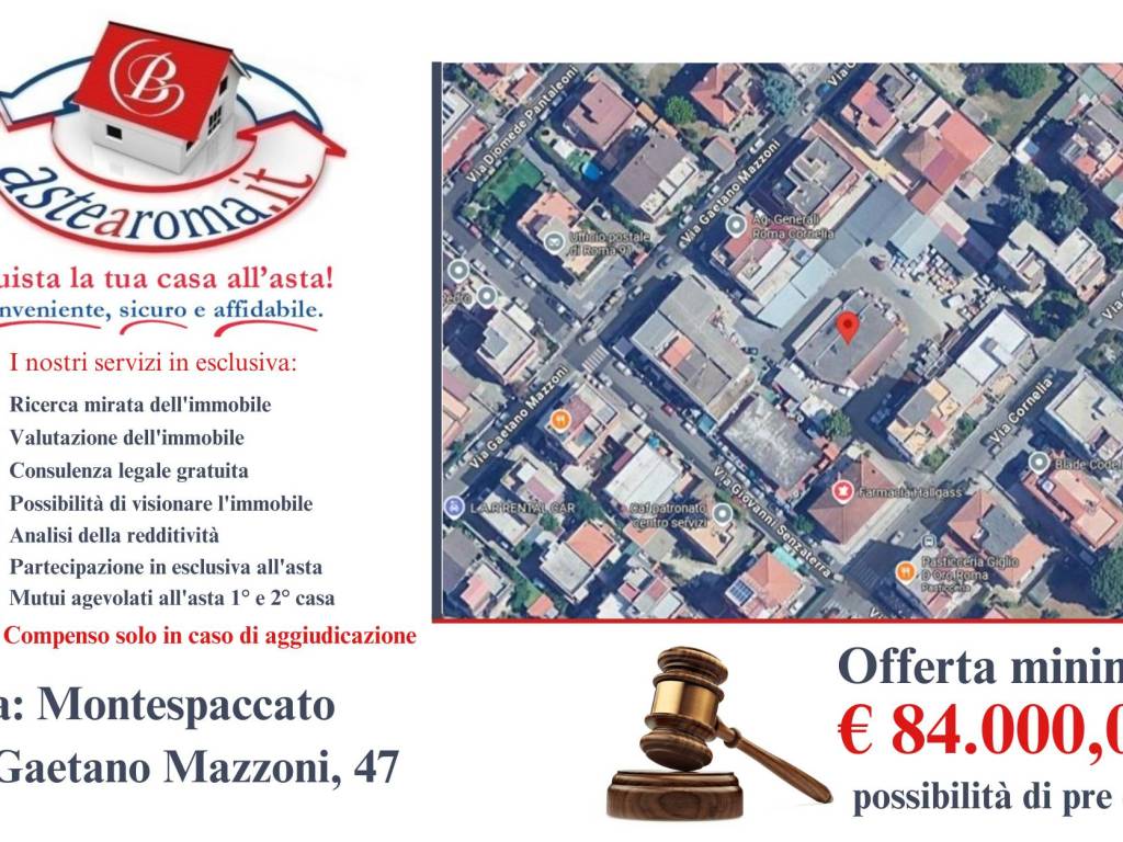 Asta per appartamento, via Gaetano Mazzoni 47, Collina delle Muse Roma ...