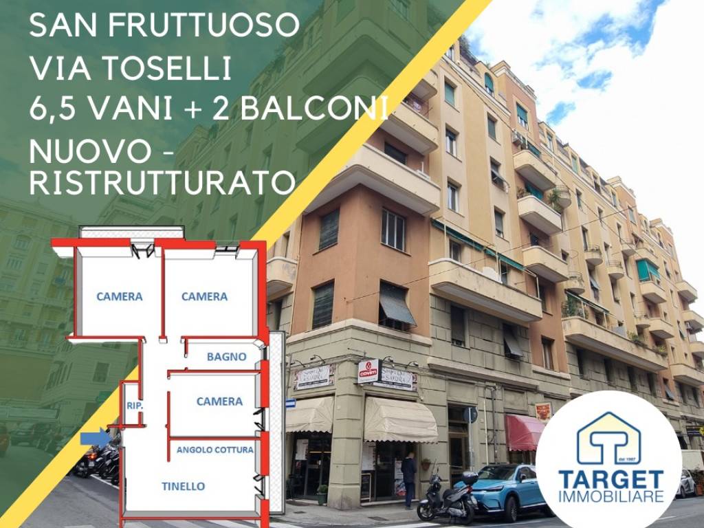 Vendita Appartamento Genova. Quadrilocale in via Pietro Toselli 12 ...
