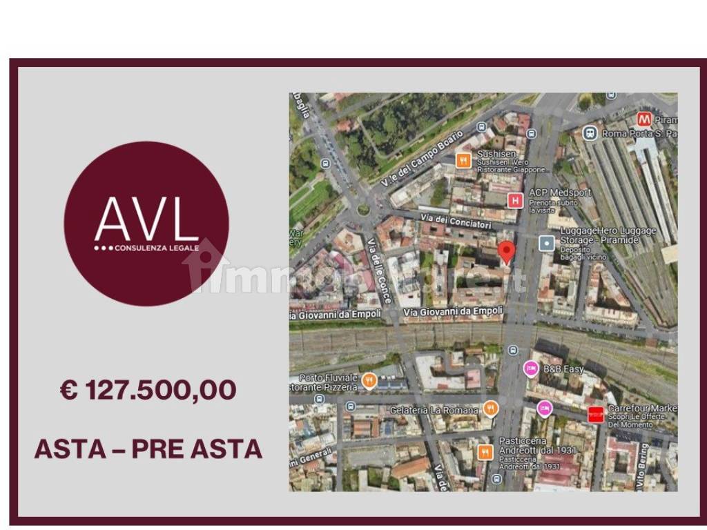 Asta per appartamento, via Ostiense 36M, Ostiense Roma, rif. 120115306 ...