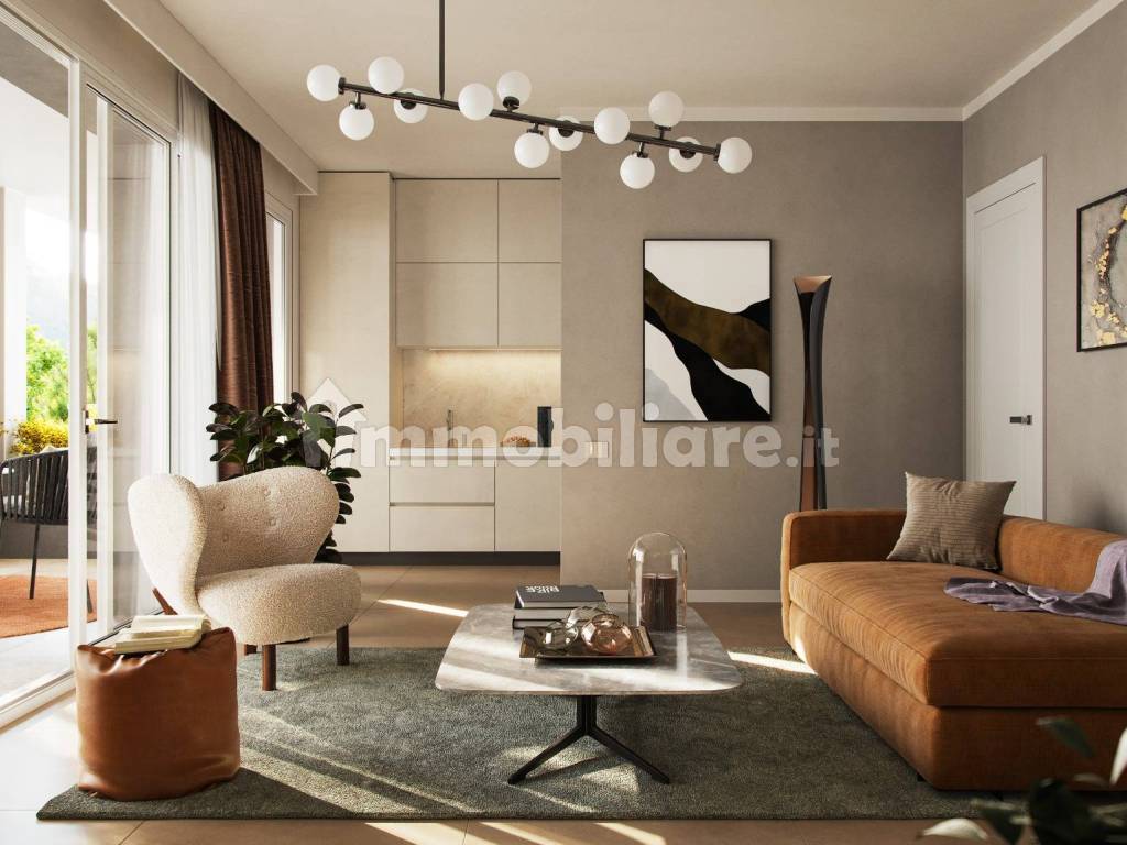 Vendita Appartamento Como. Bilocale in via Leone Leoni. Nuovo, quinto piano, posto auto, con ...