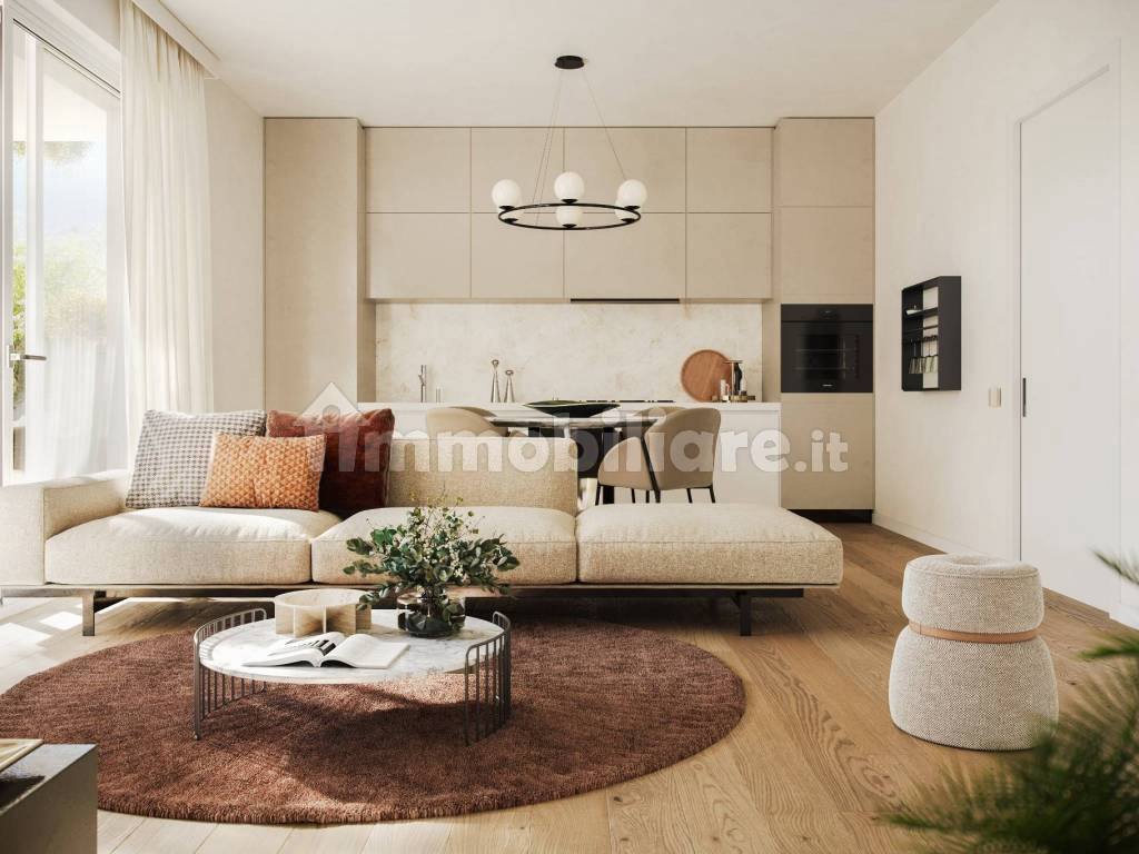 Vendita Appartamento Como. Bilocale in via Leone Leoni. Nuovo, primo piano, con terrazza ...