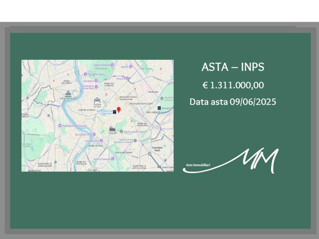 Asta per appartamento, via Camillo Benso di Cavour 108, Monti Roma, rif ...