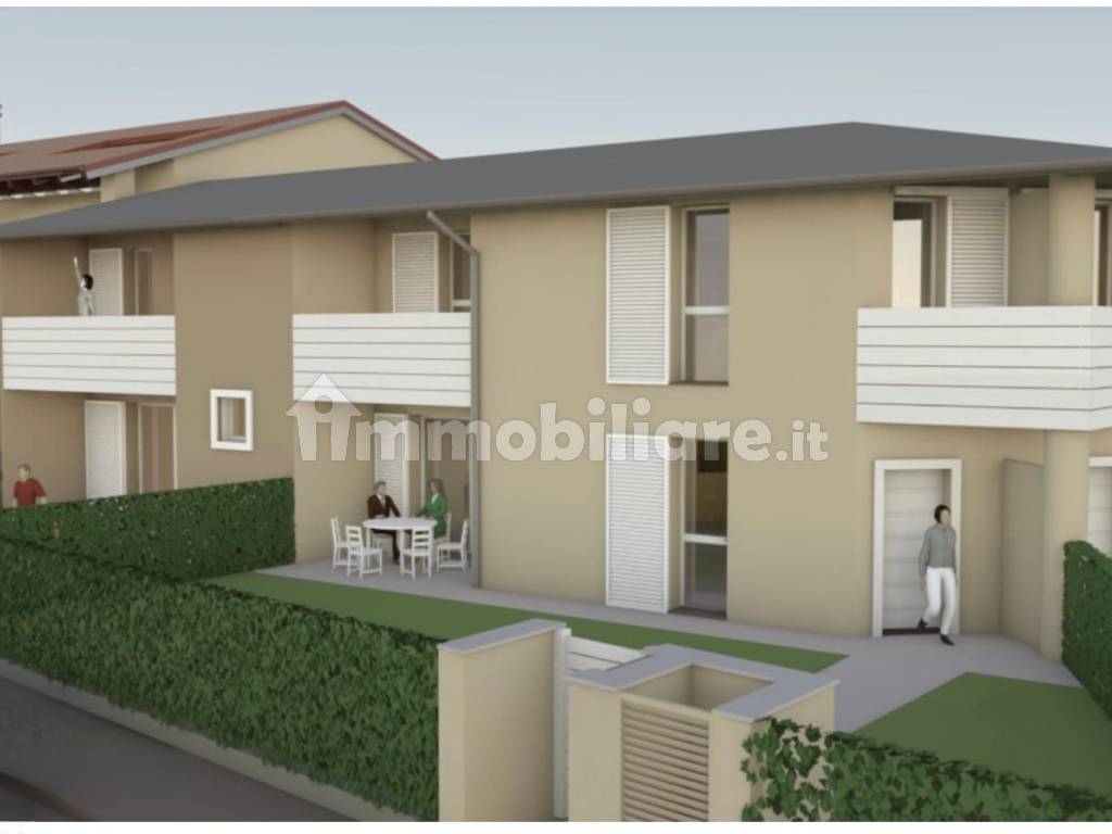 Vendita Villa a schiera in via Emilio Soprani Gossolengo. Nuova, posto auto, con terrazza ...