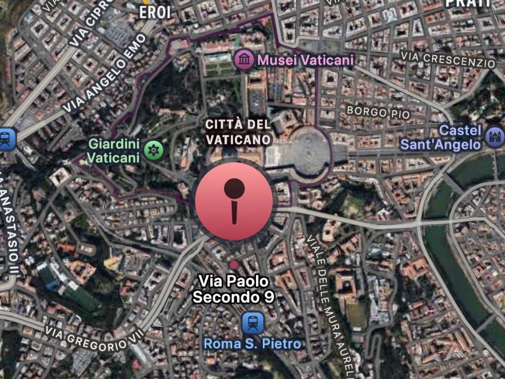 Asta per appartamento, via Paolo II 9, Gregorio VII - Piccolomini Roma ...