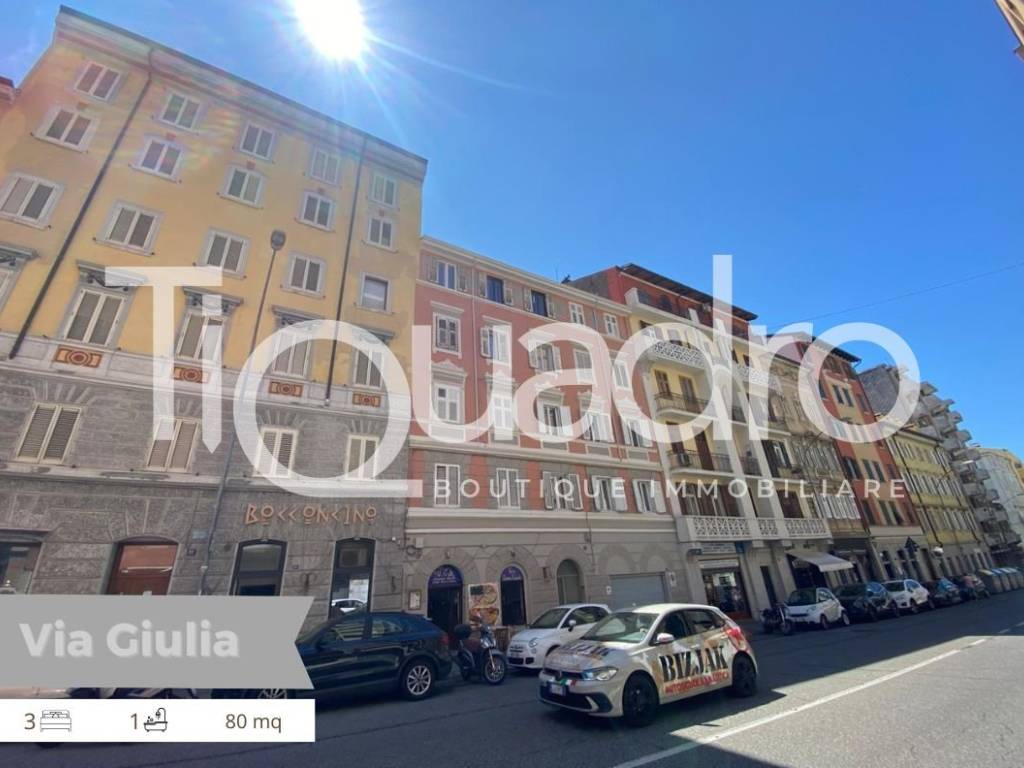 Affitto Appartamento Trieste. Quadrilocale in via Giulia 67. Ottimo ...