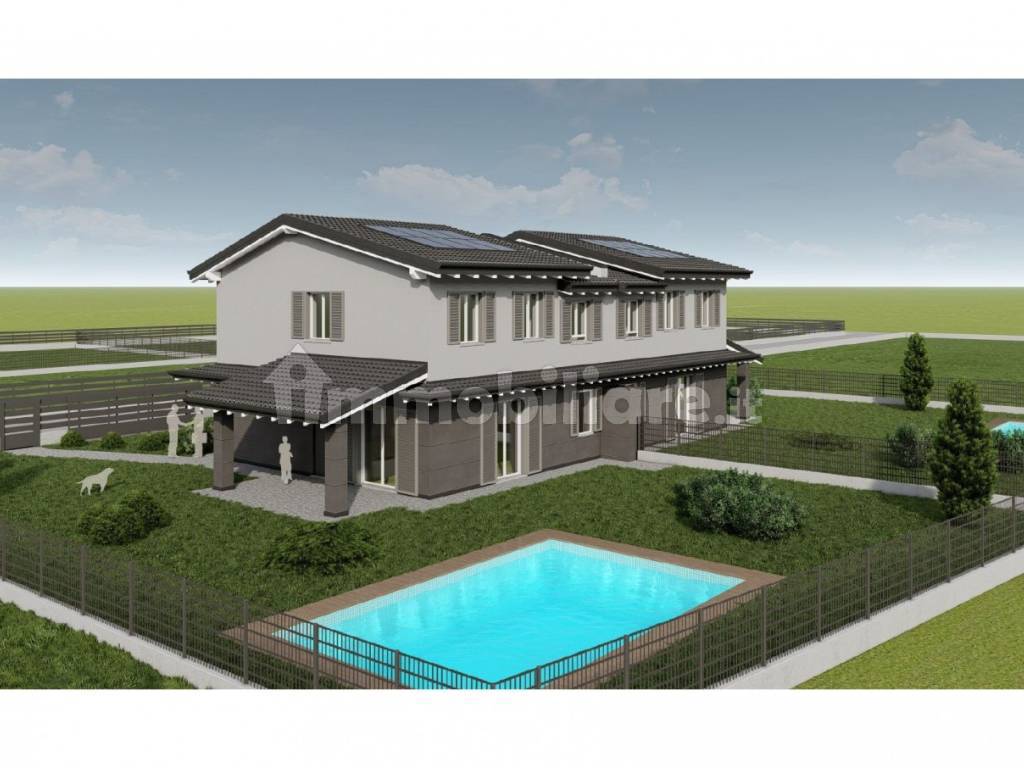 Sale Two-family villa Fara Gera d'Adda. New, parking space, with ...