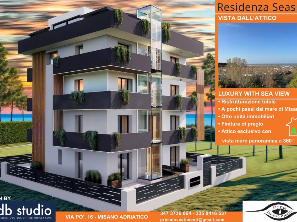 Sale Apartment Misano Adriatico. 3-room flat in via Po. New, first ...