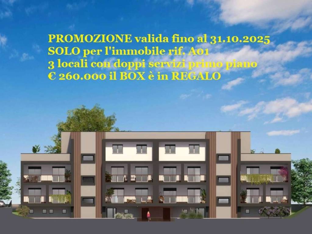 Vendita Appartamento Tribiano. Trilocale, Nuovo, secondo piano, posto ...