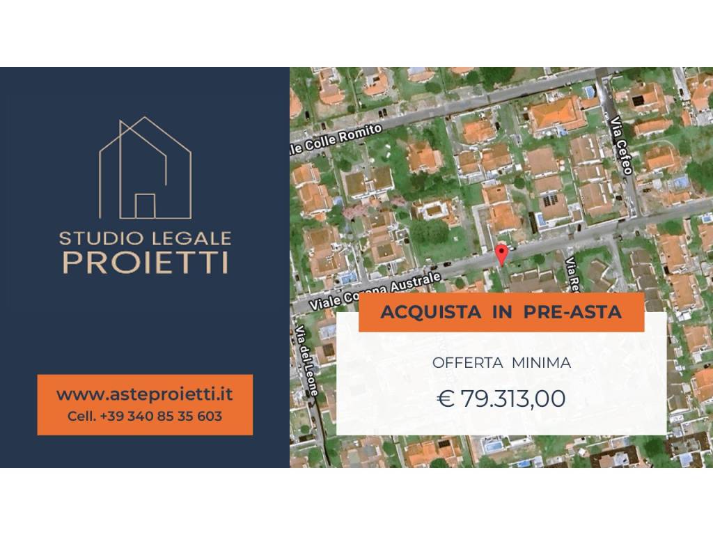 Asta per appartamento, viale Corona Australe, 100, 00040 Marina di ...
