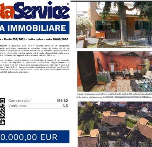 Asta per villa, via Monasterace 43, Morena Roma, rif. 124454881 ...