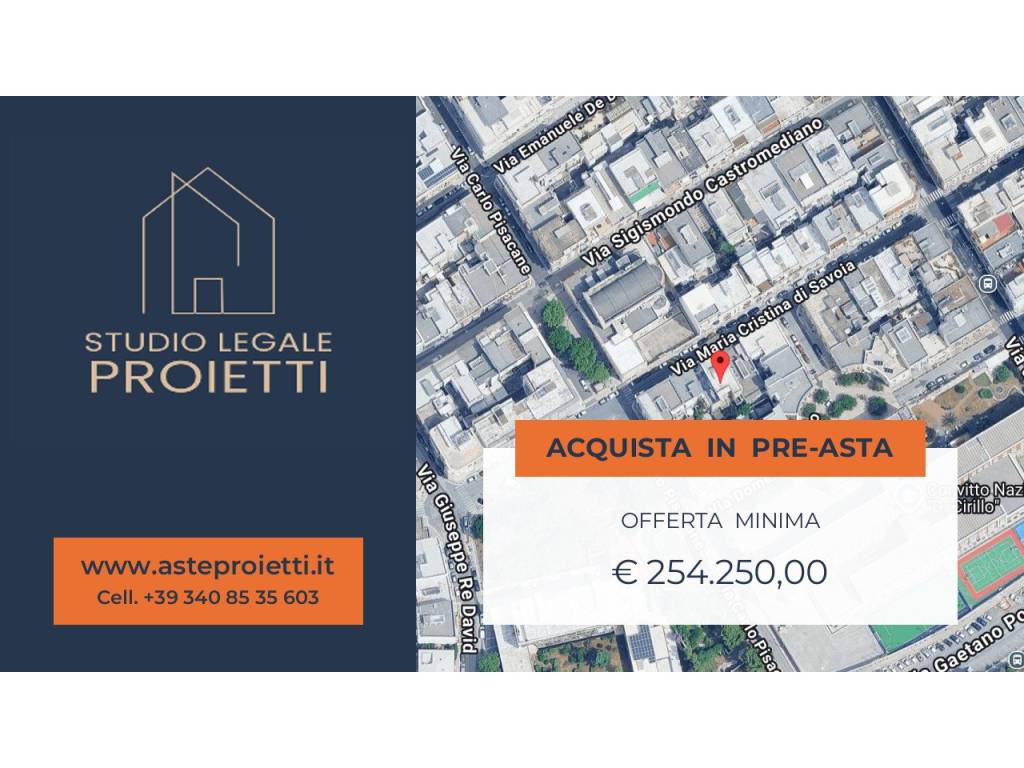 Asta per appartamento, via Maria Cristina di Savoia 35 - Bari 35, San ...