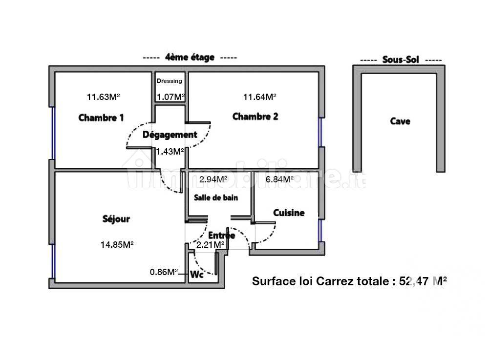 Vendita Appartamento Vitry-sur-Seine. Bilocale , rif. 123945187