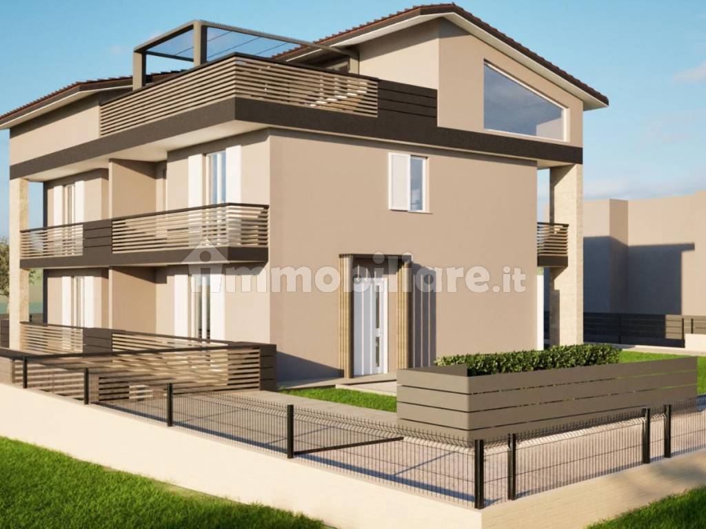 Vendita Villa bifamiliare in via Colle Bettona. Nuova, con terrazza ...
