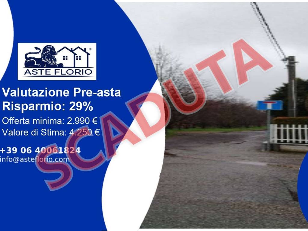 Asta per terreno agricolo, via Padova, Madonna in Campagna Gallarate ...