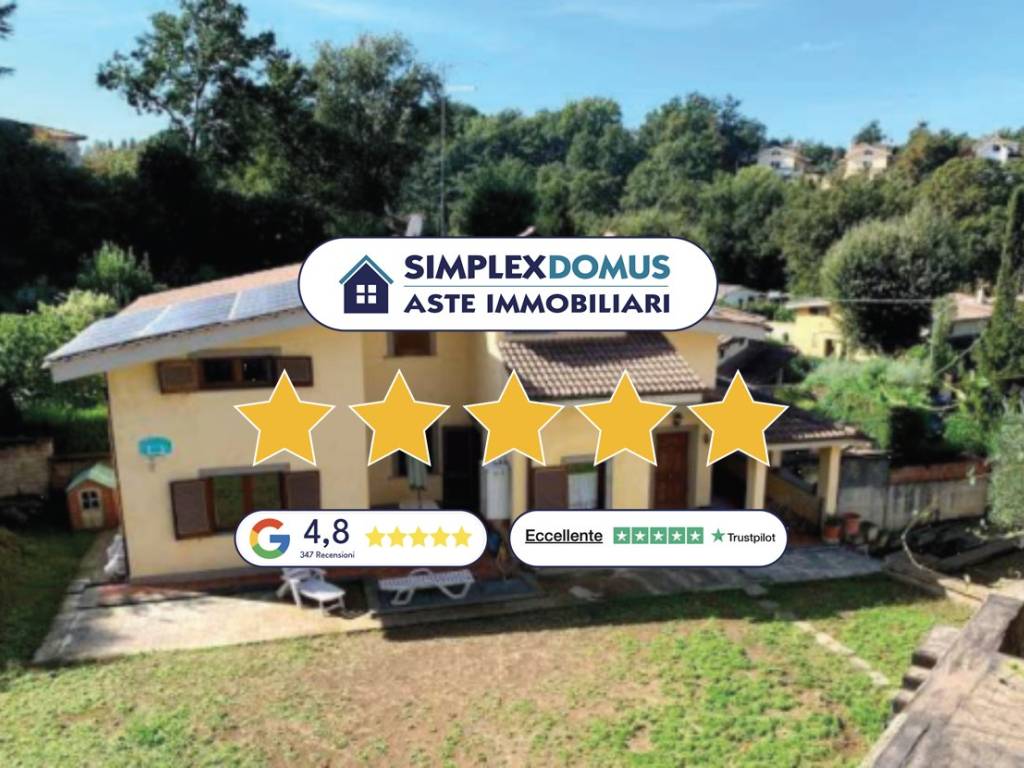 Asta per villa, via delle Azalee, Montelarco Rignano Flaminio, rif ...