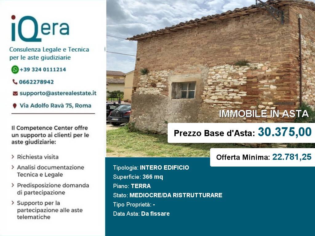 Asta per stabile - palazzo, via Piane, 82 Matelica, rif. 125388737 ...