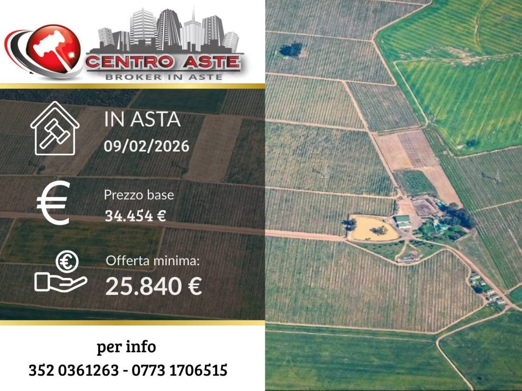 Asta per terreno agricolo, via Pantanello, 04022 Fondi Italia Fondi ...