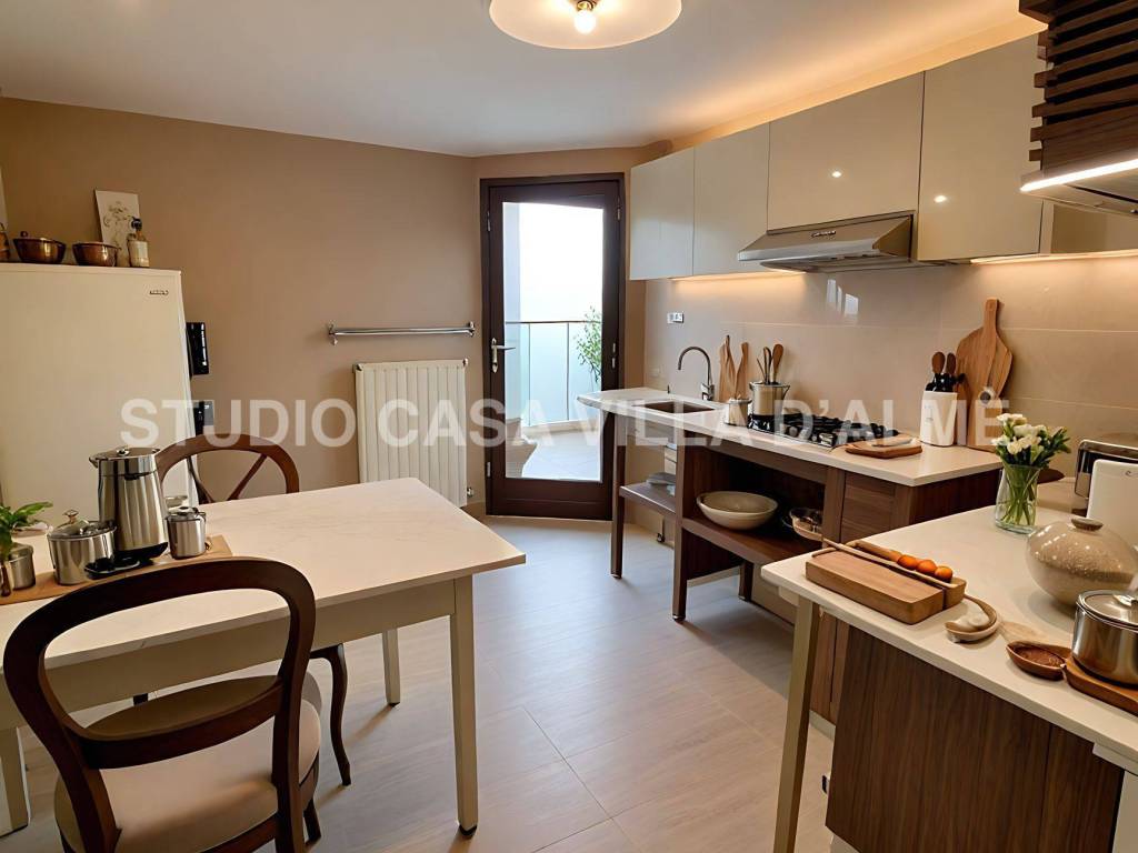 Vendita Appartamento Villa d'Almè. Trilocale in via Prada. Buono stato ...